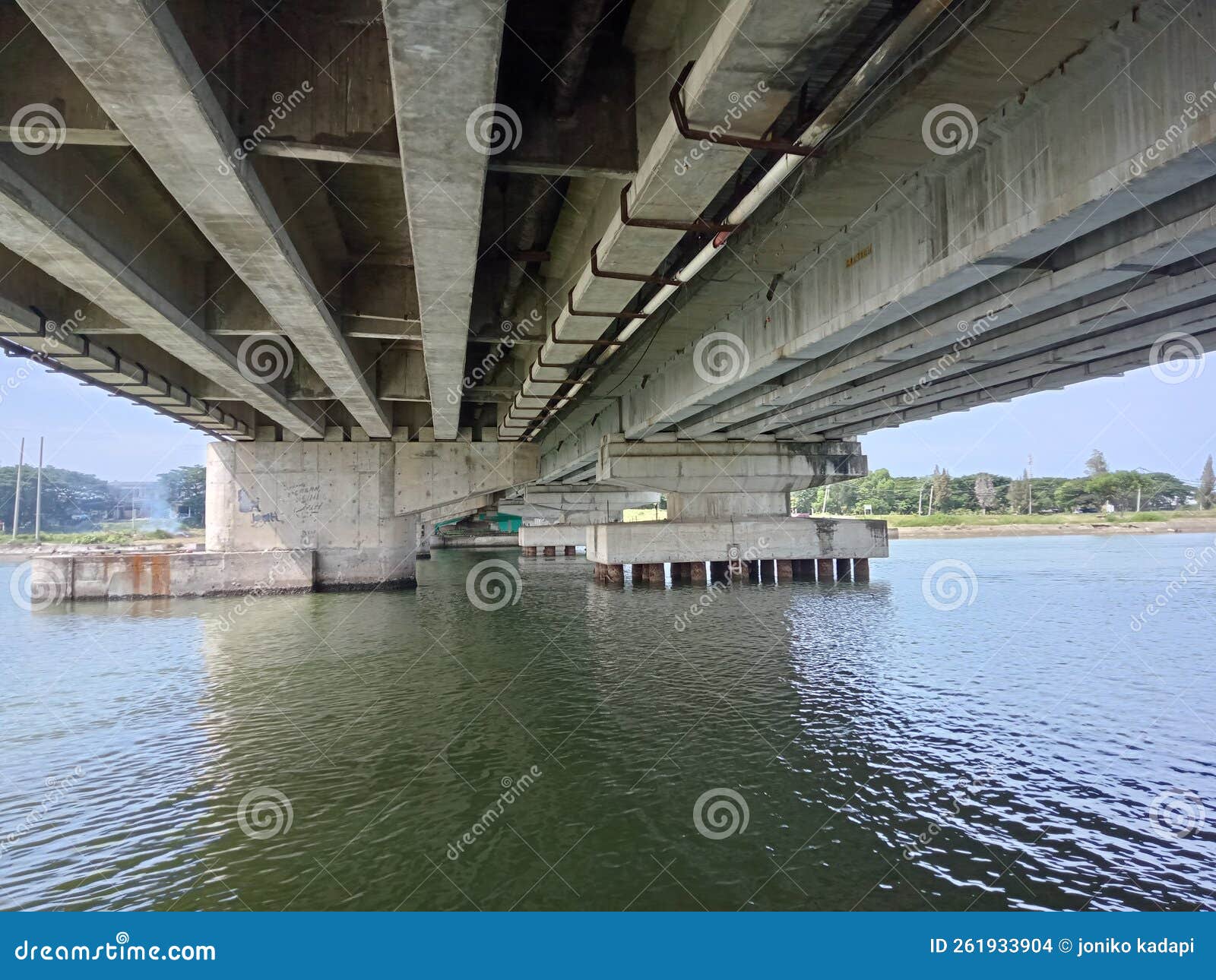 Amazing View the Under Bridge Stock Photo - Image of arch, waterway ...