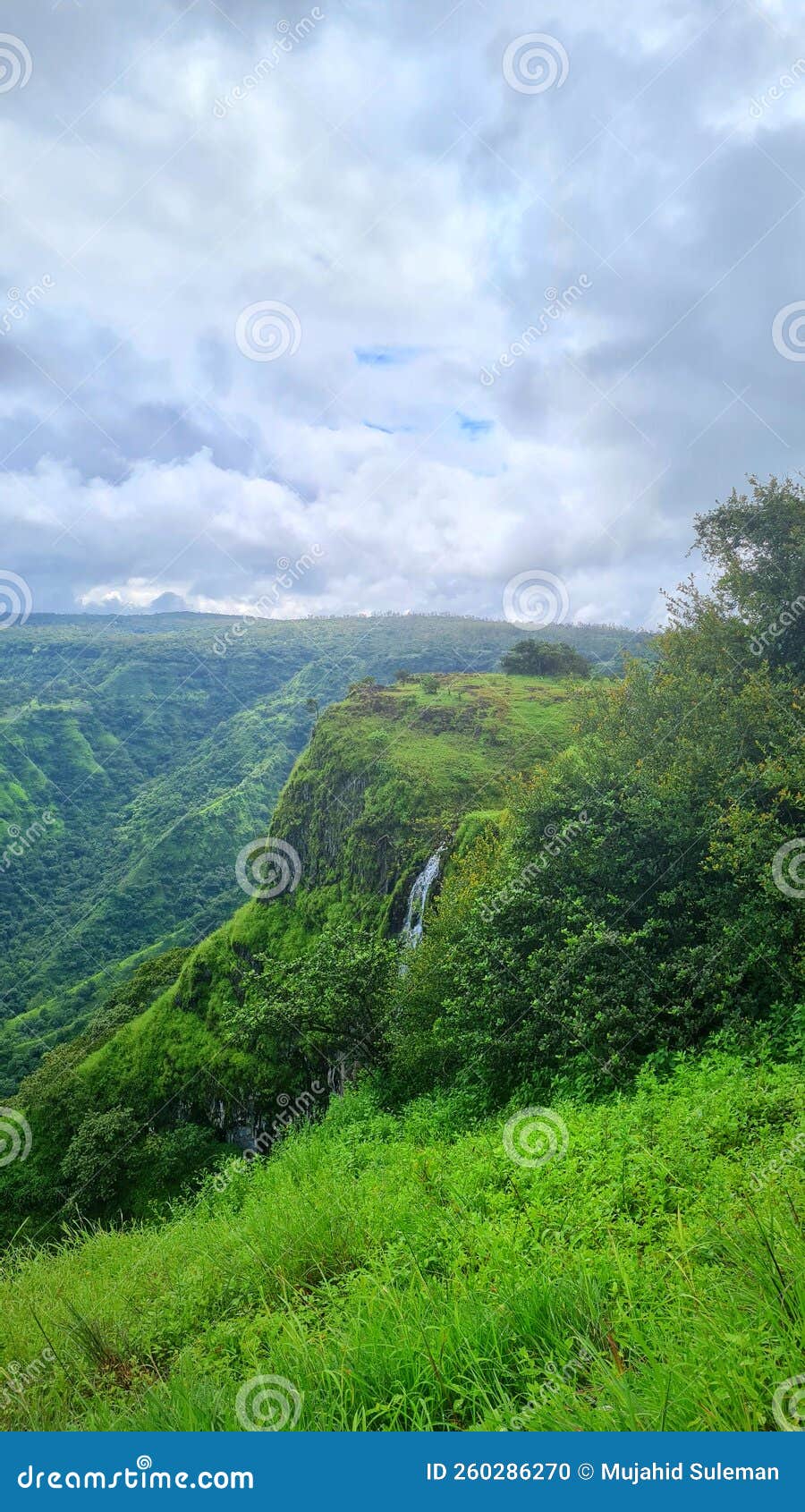 Amazing View of Waterfall in Mahabaleshwar Stock Photo - Image of hill ...