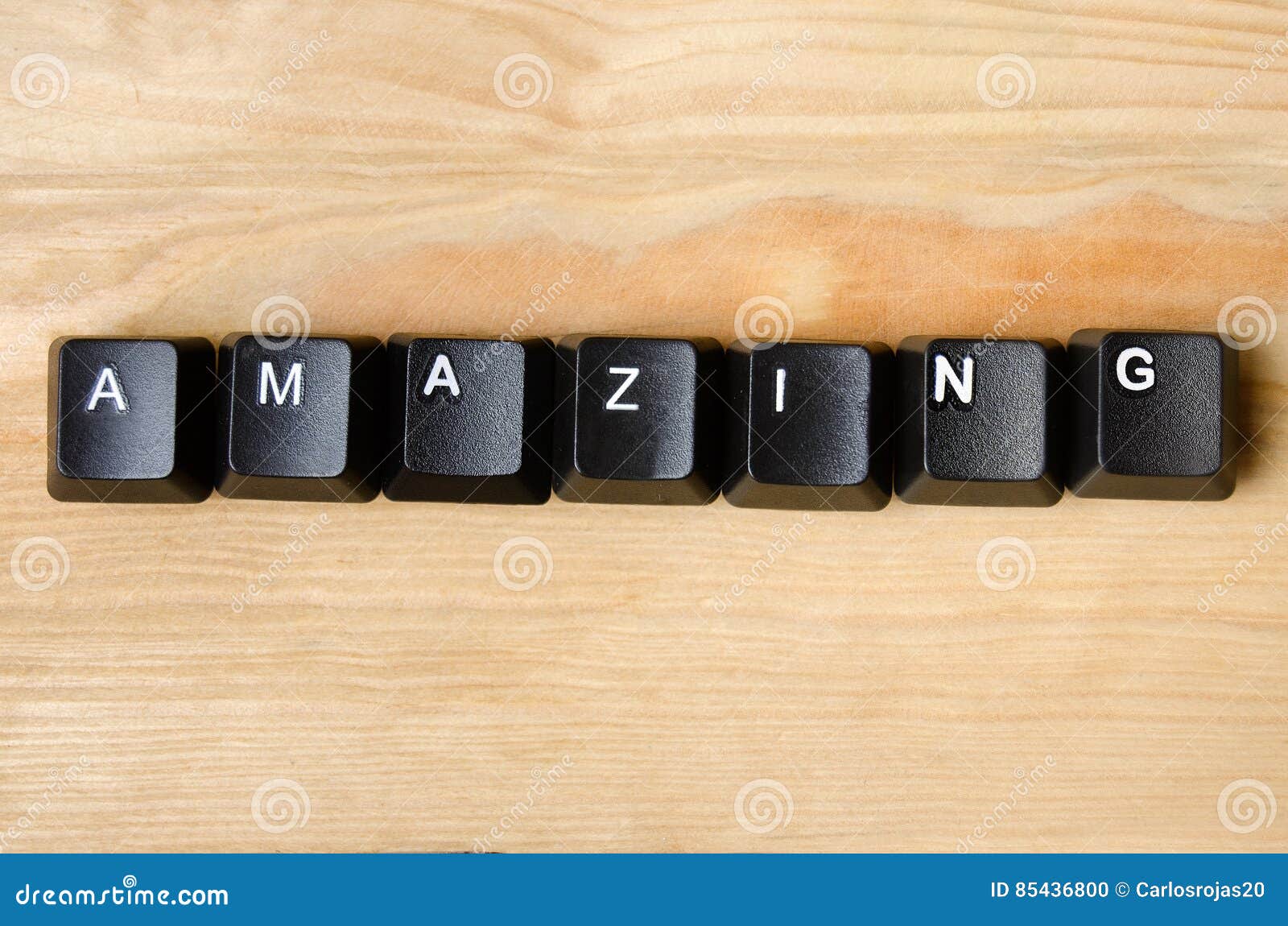 Amazing word stock photo. Image of idea, keyboard, concept - 85436800