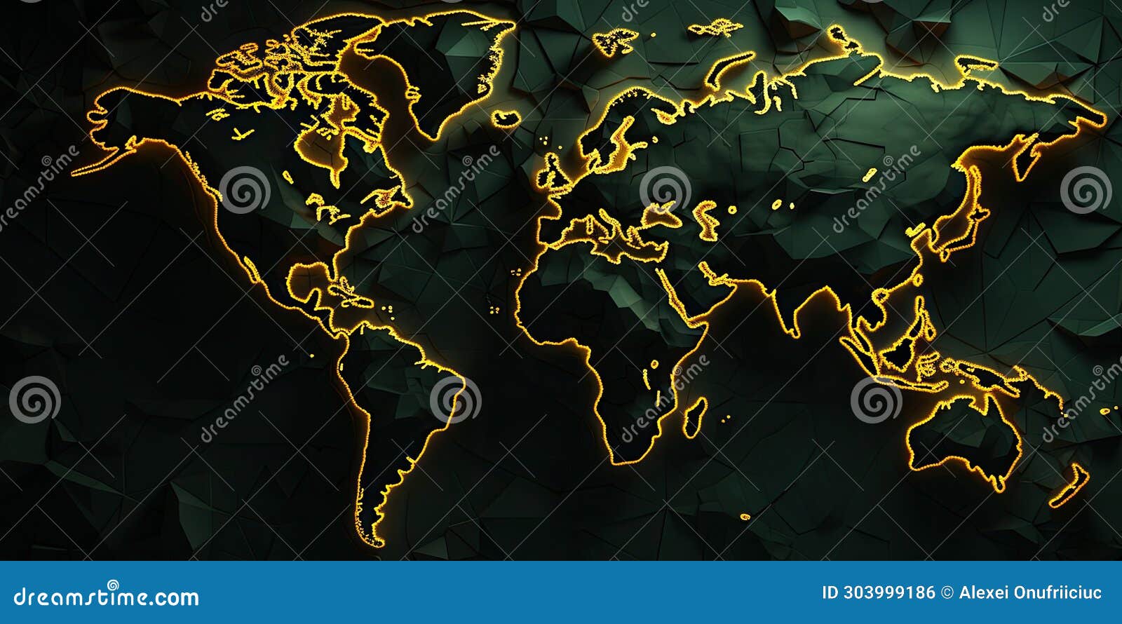 Amazing world map stock illustration. Illustration of concept - 303999186