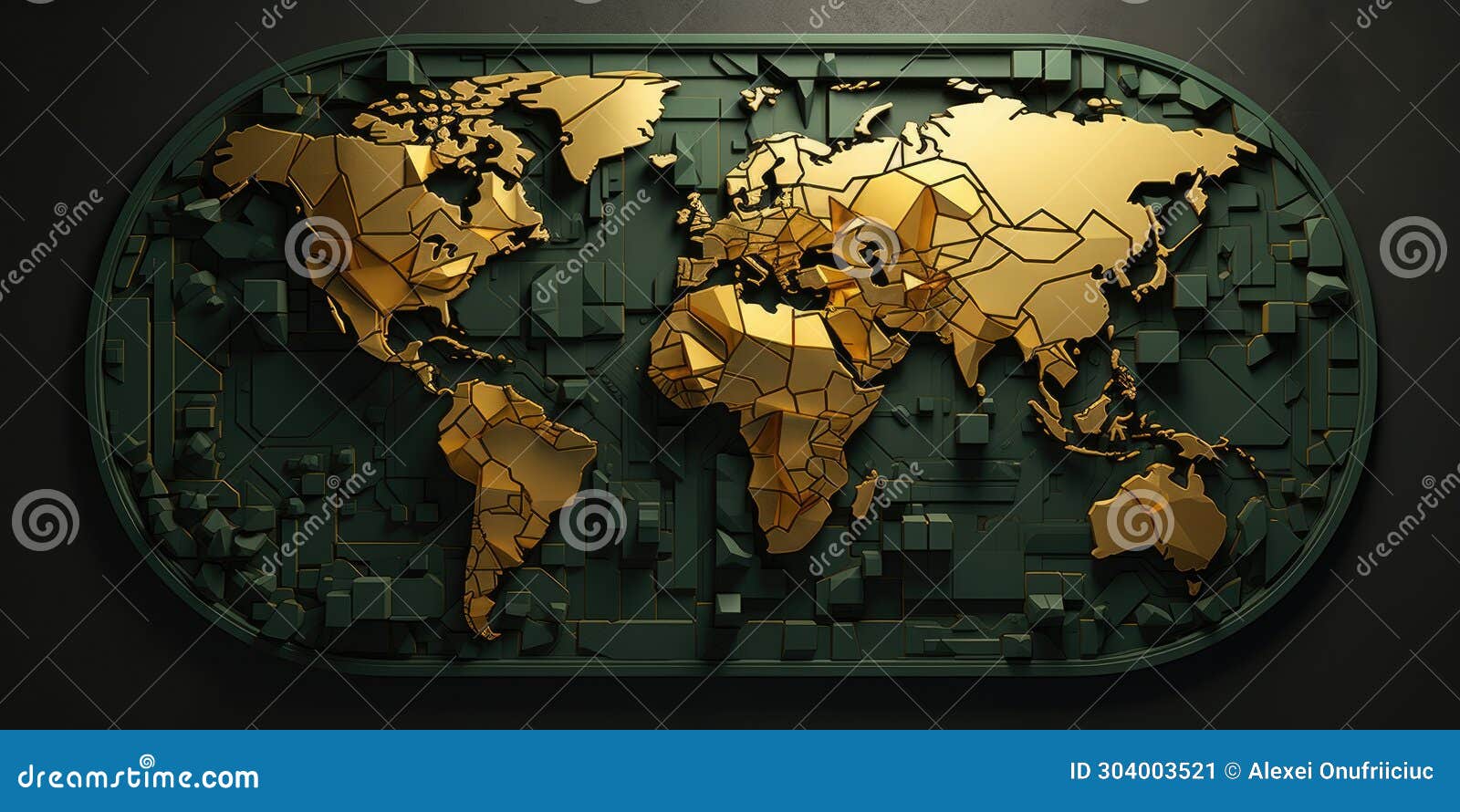 Amazing world map stock image. Image of gradient, europe - 304003521