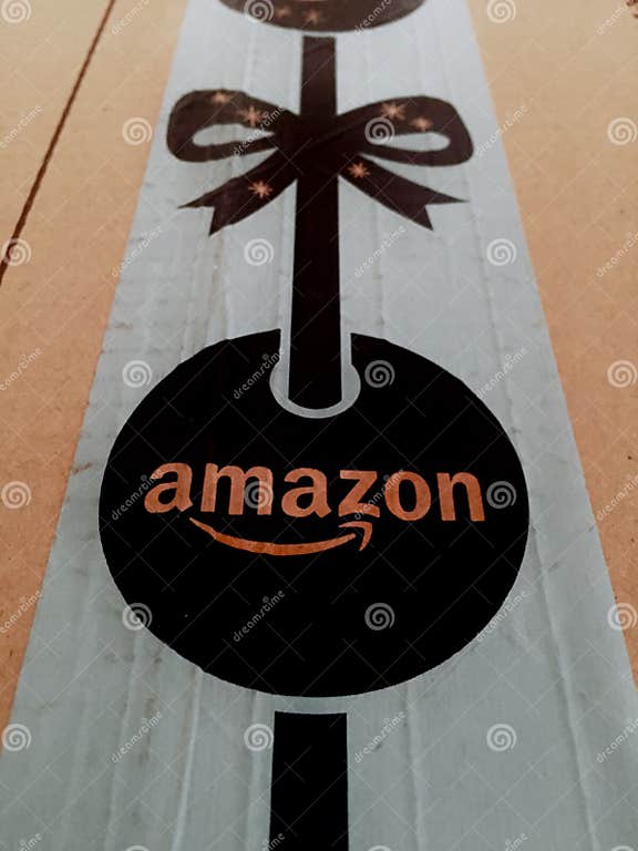 Amazon box editorial image. Image of shipping, amazon - 139945330