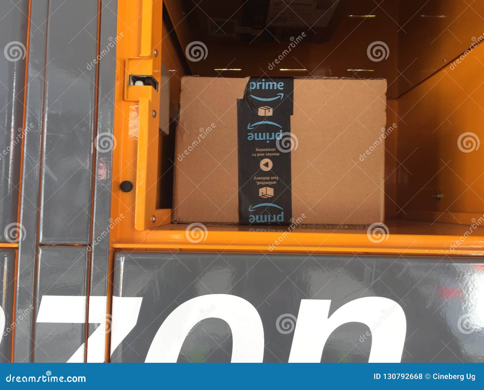 Amazon boxes editorial stock photo. Image of economy - 130792668