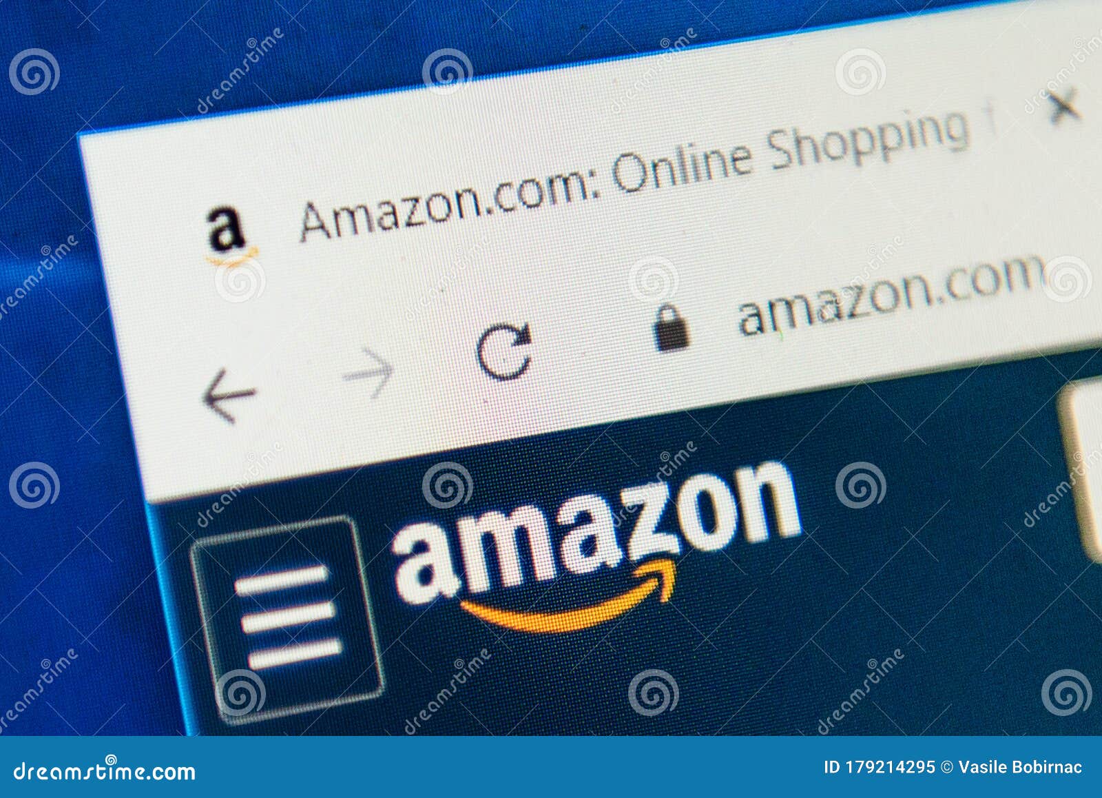 Amazon.com Web Site. Selective Focus. Editorial Image - Image of loaded ...