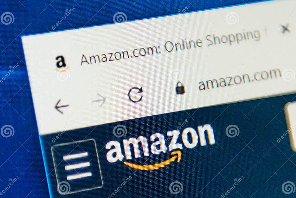 Amazon.com Web Site. Selective Focus. Editorial Image - Image of loaded ...