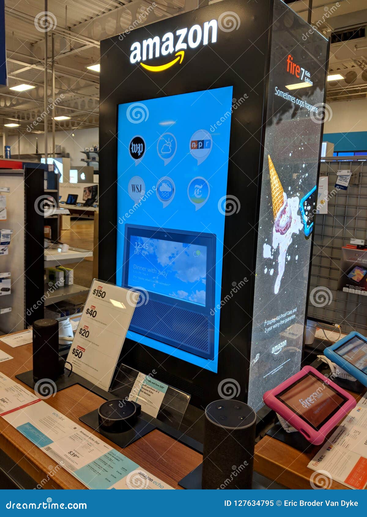 Amazon Display Featuring Echo Dot & X28;2nd Generation& X29; - Smart ...