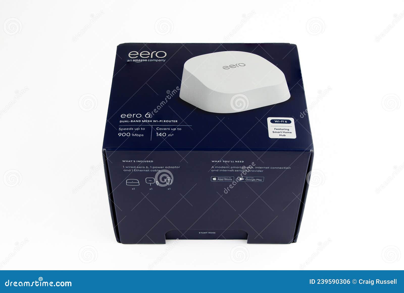 Amazon Eero 6 Wifi Internet Router Box Packaging Editorial Photo ...