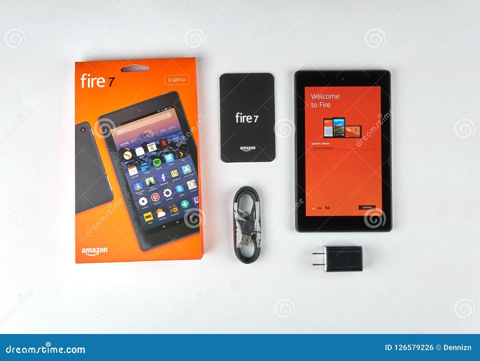 Amazon Fire Tablet editorial photo. Image of android - 126579226
