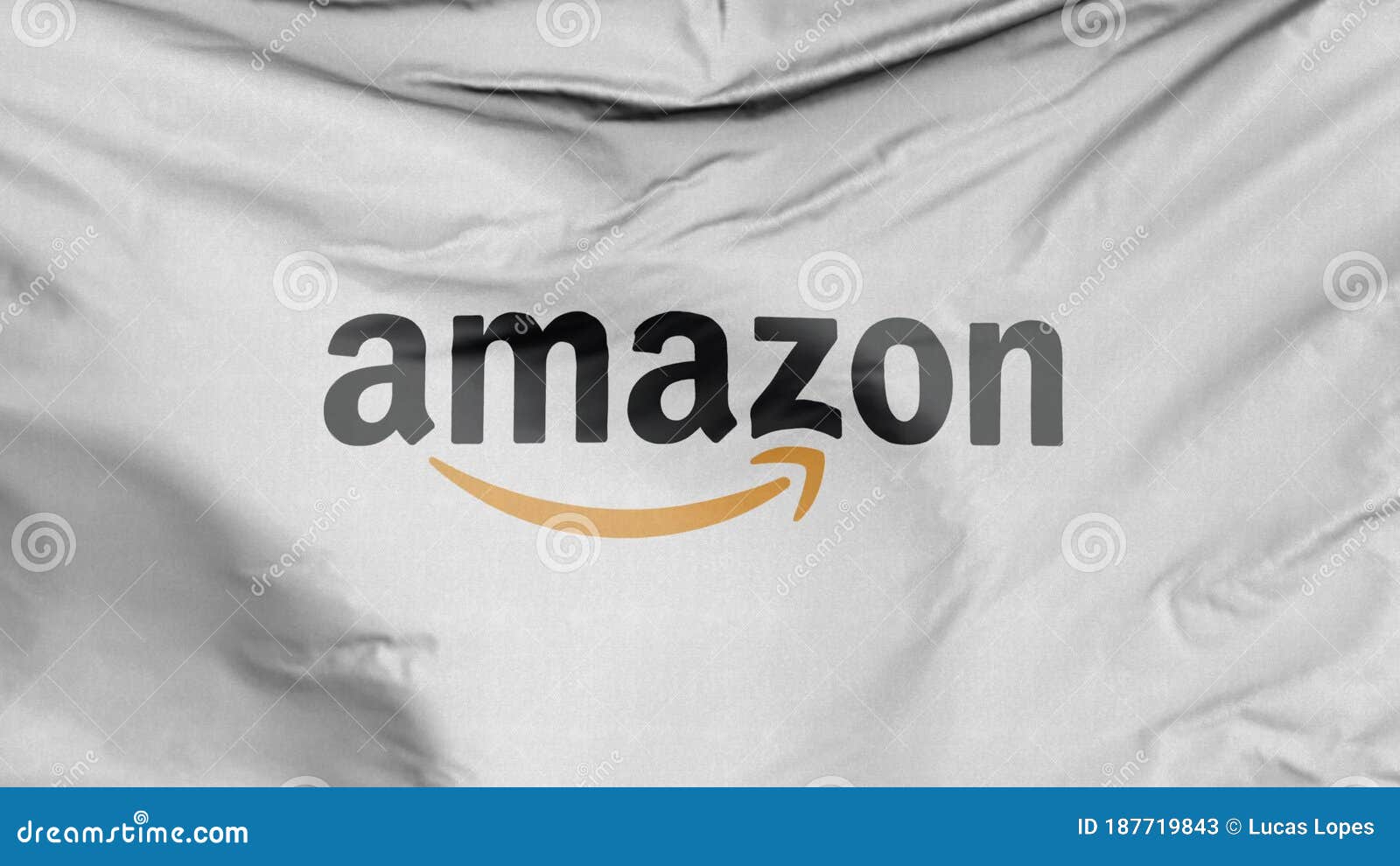 Amazon Flag 3D White Background Stock Video - Video of alpha, ecommerce ...