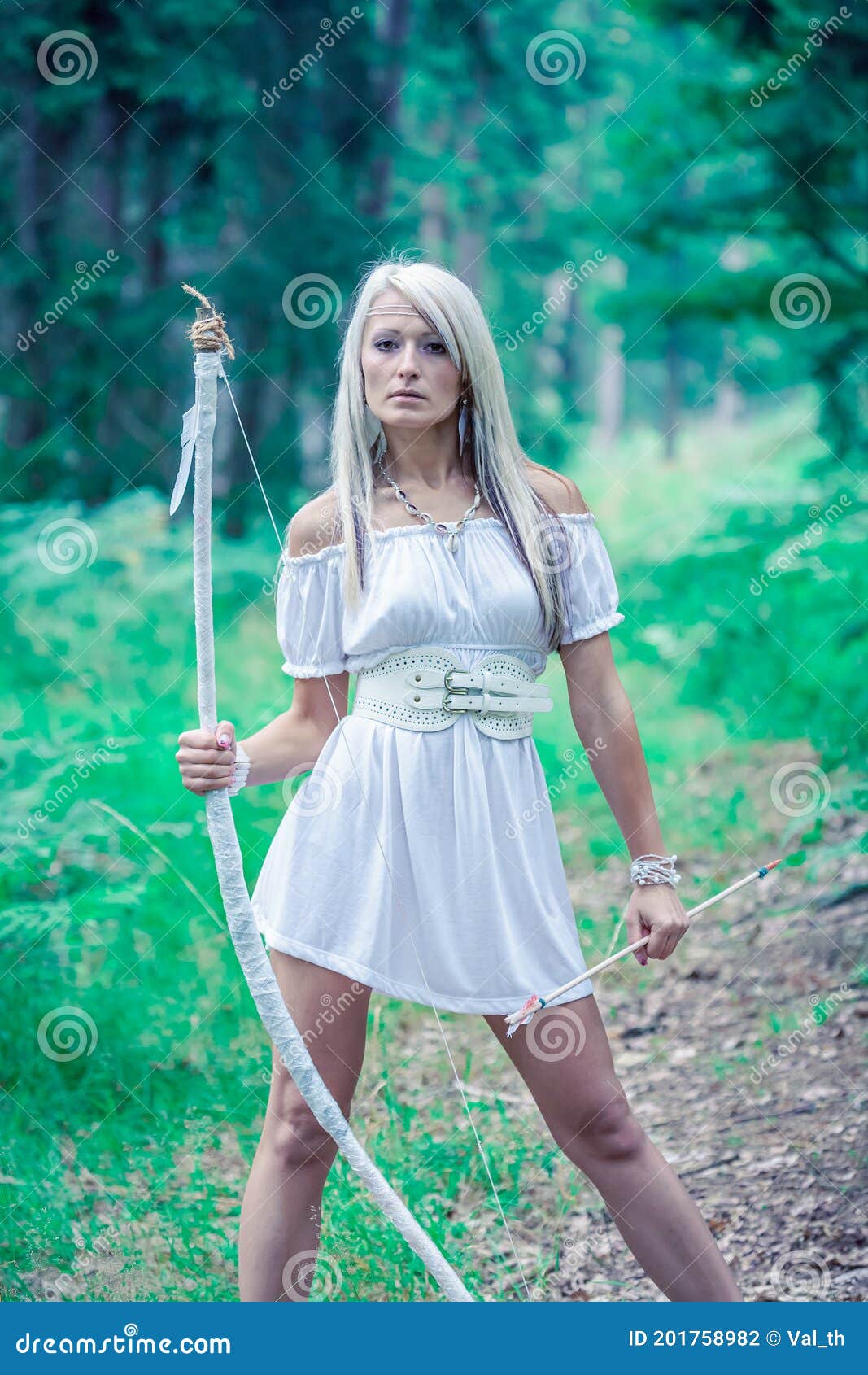 The amazon girl stock photo. Image of women, beauty - 201758982