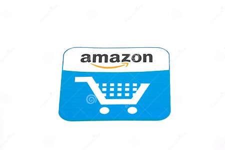Amazon logo editorial photography. Image of brand, link - 17835282
