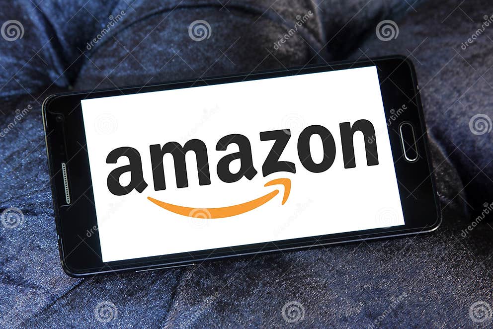 Amazon logo editorial image. Image of electronics, android - 76732095