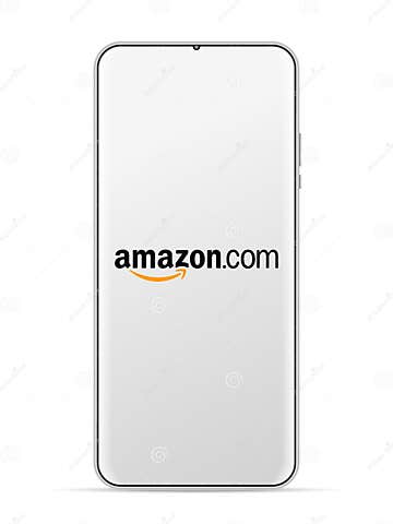 Amazon Logo Icon on Smartphone Screen Editorial Stock Image ...
