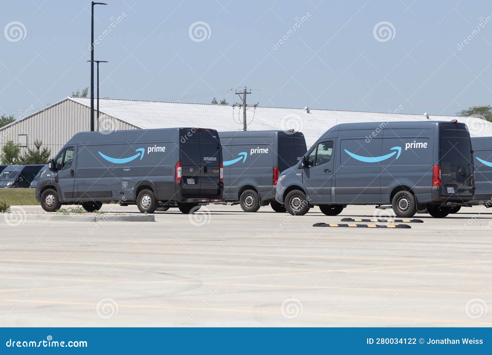 Amazon Prime Delivery Van. Amazon Editorial Photography - Image of ...