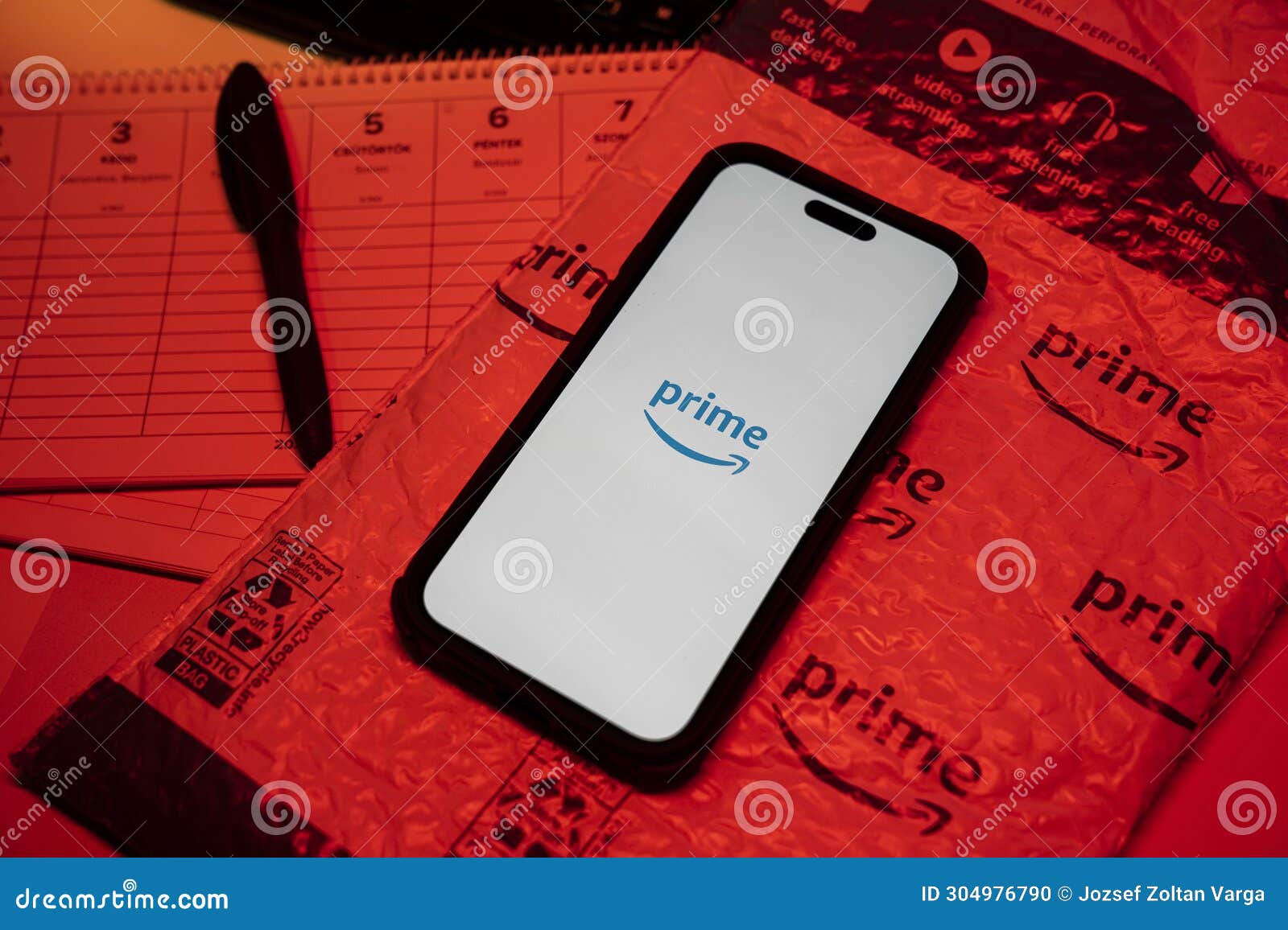 Amazon Prime Video Streaming App on Smartphone on IPhone 14 Pro Screen ...