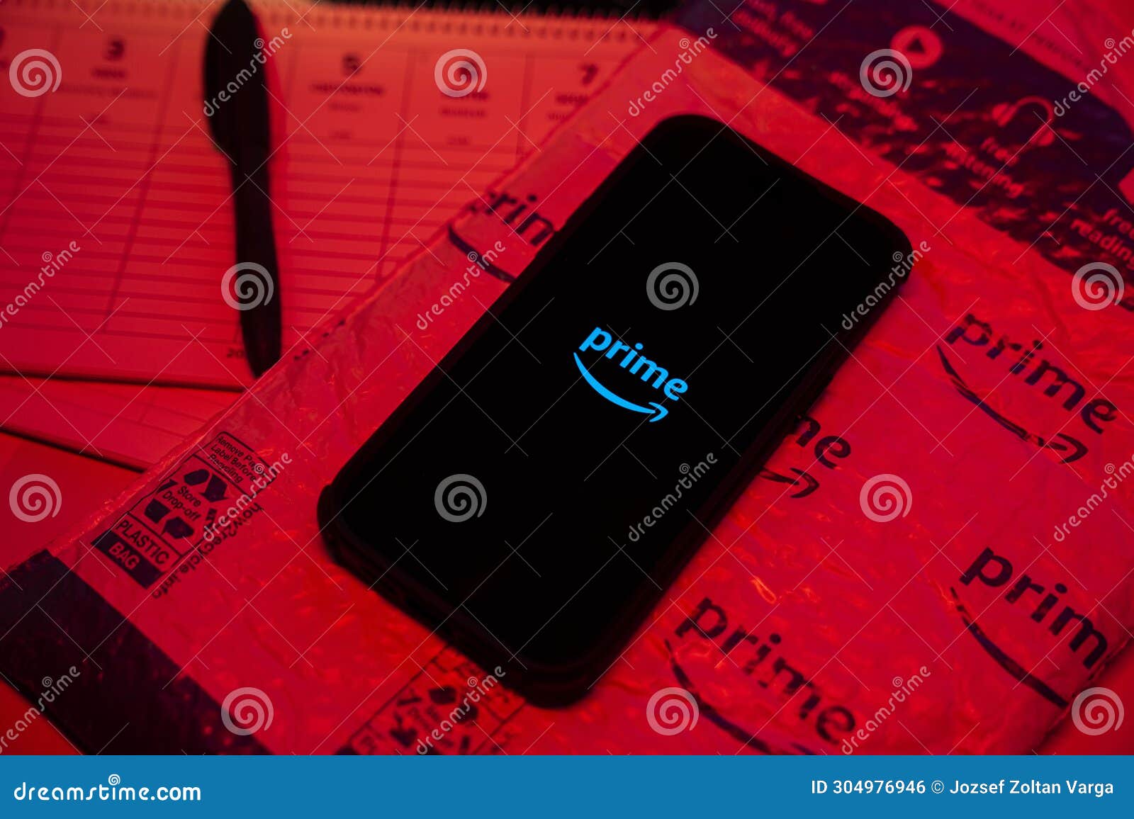 Amazon Prime Video Streaming App on Smartphone on IPhone 14 Pro Screen ...