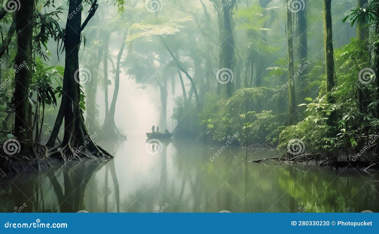 Rain forest stock illustration. Illustration of americas - 280330230
