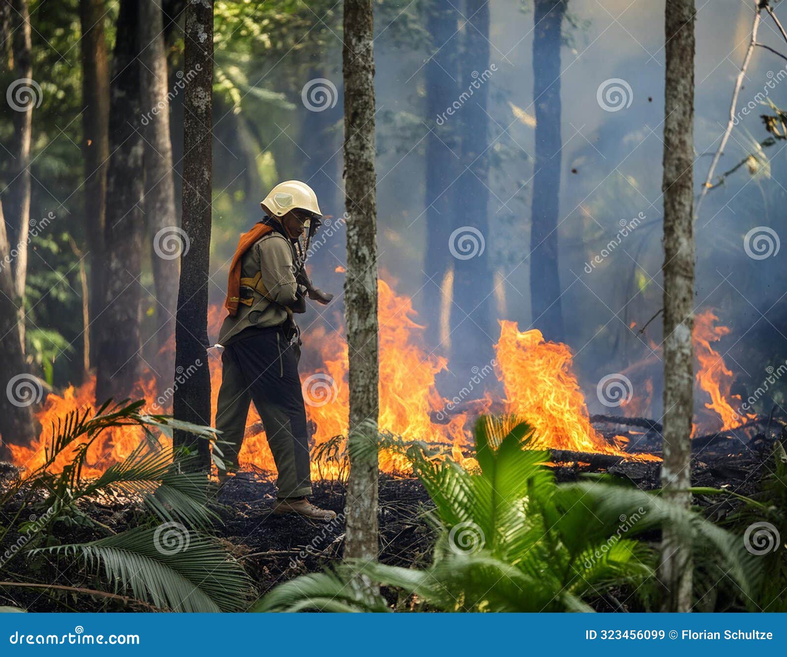 Amazon Rainforest Fire Forest Destruction Deforestation Ecological ...