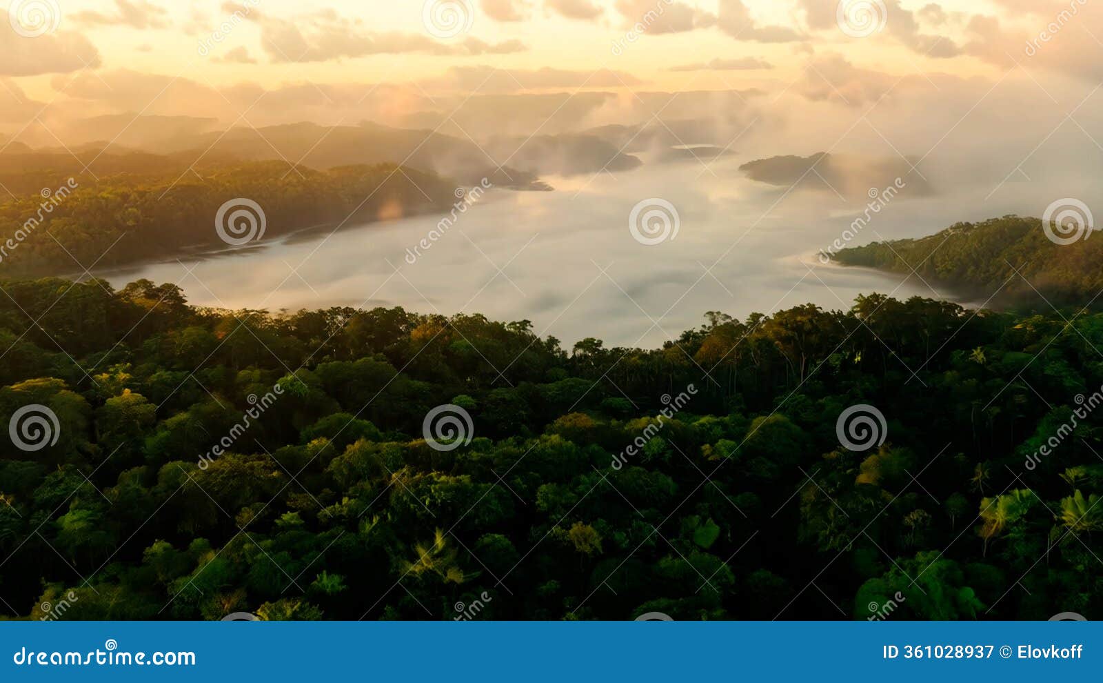 Amazon Rainforest and River, the Source of Oxygen for Ecology of Earth ...