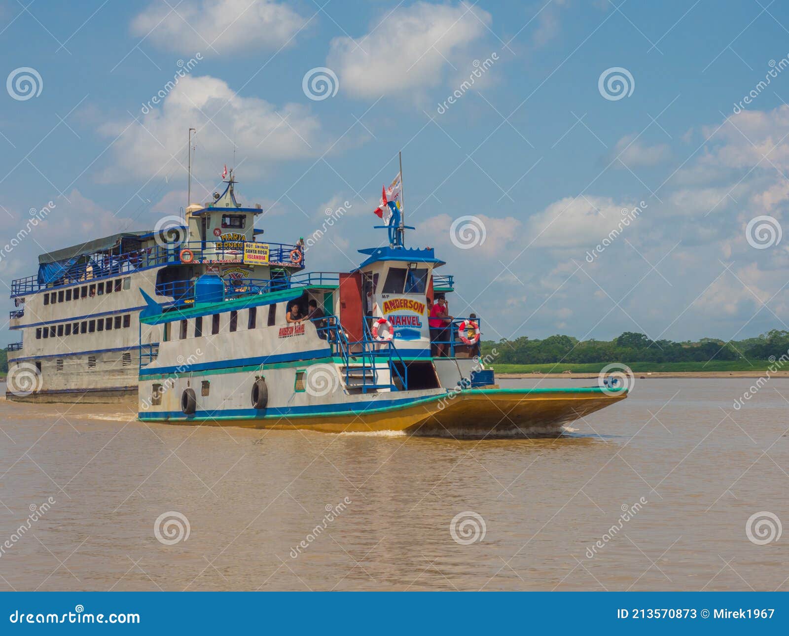 Amazon river editorial stock photo. Image of ship, amazon - 213570873