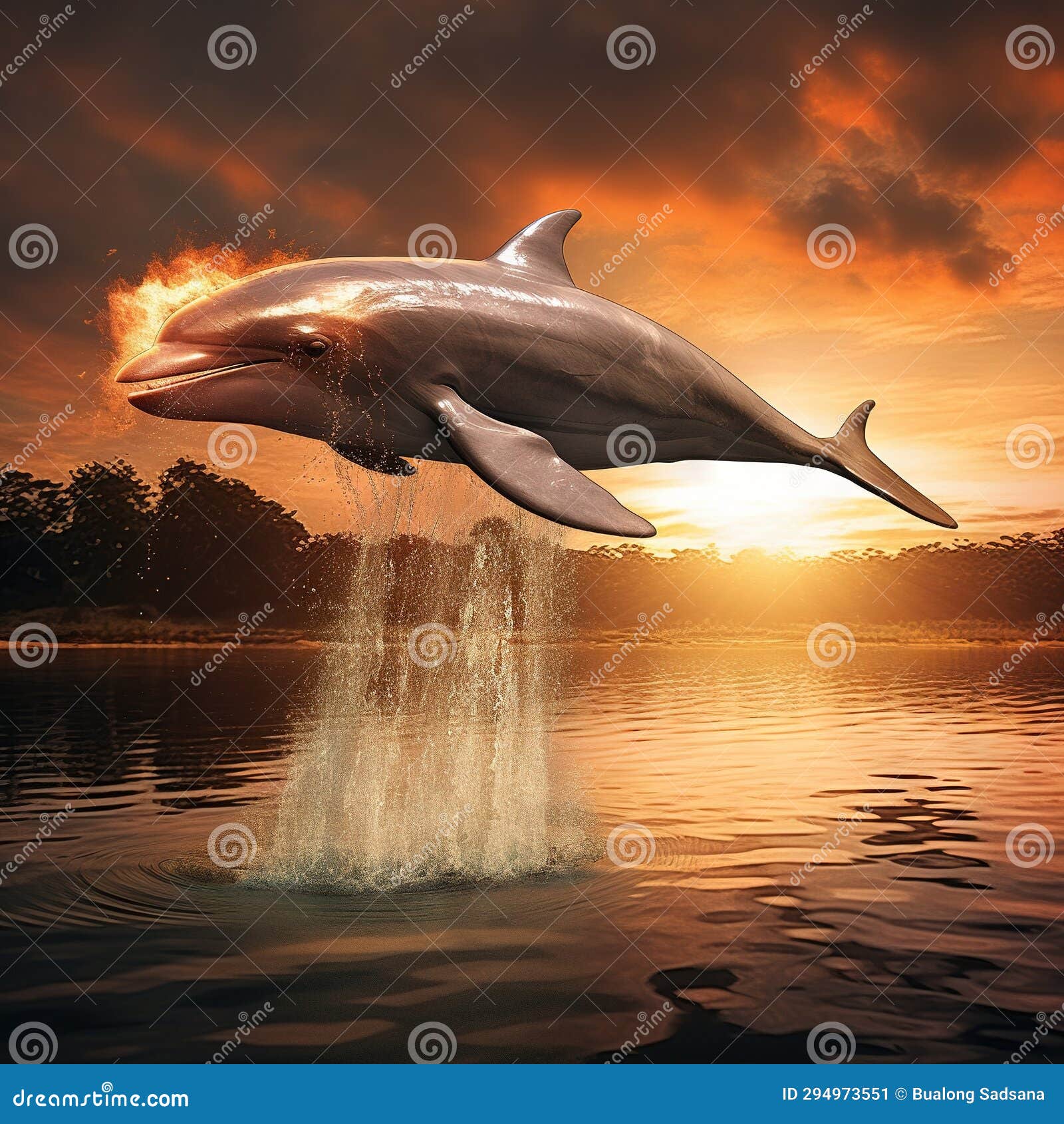 Amazon River Dolphin Made With Generative AI Illustration ...