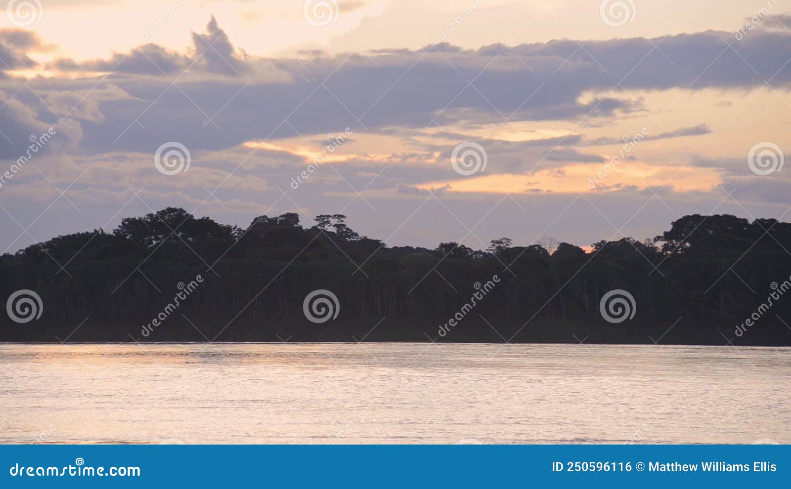 Amazon River Flowing through the Rainforest, at Du Stock Footage ...