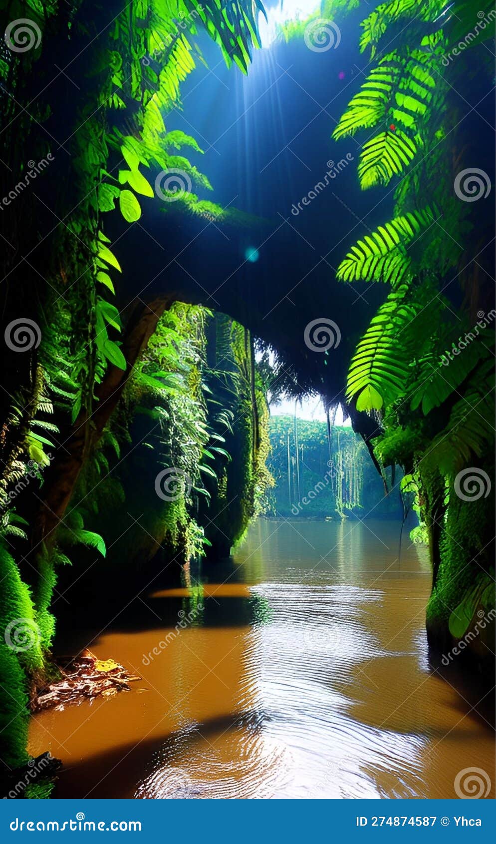 Amazon River Illustration Artificial Intelligence Artwork Generated ...