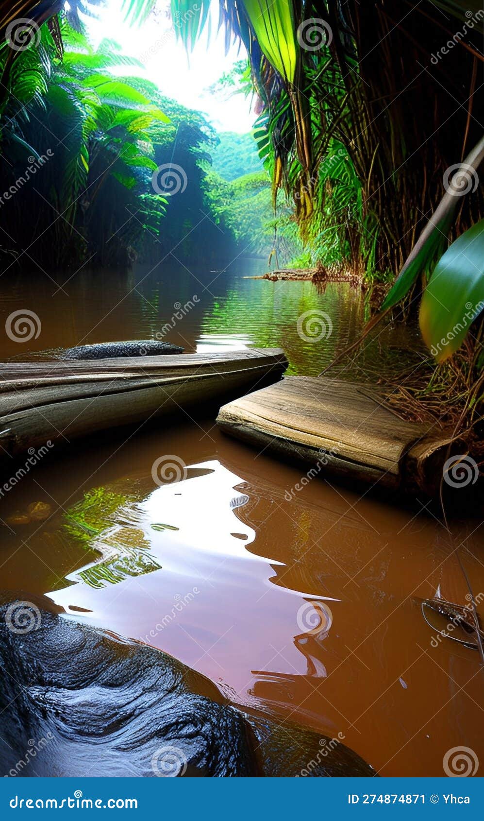 Amazon River Illustration Artificial Intelligence Artwork Generated ...