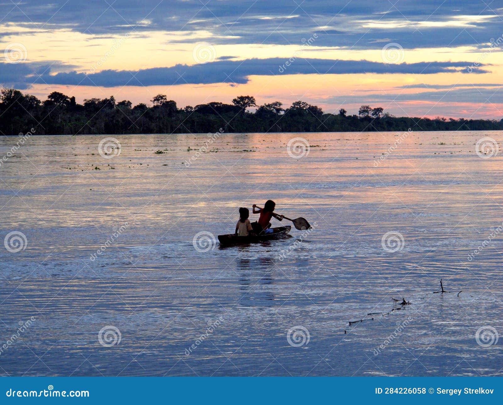 Amazon River, Peru - 12 May 2011: the Boat in Amazon River in Peru ...