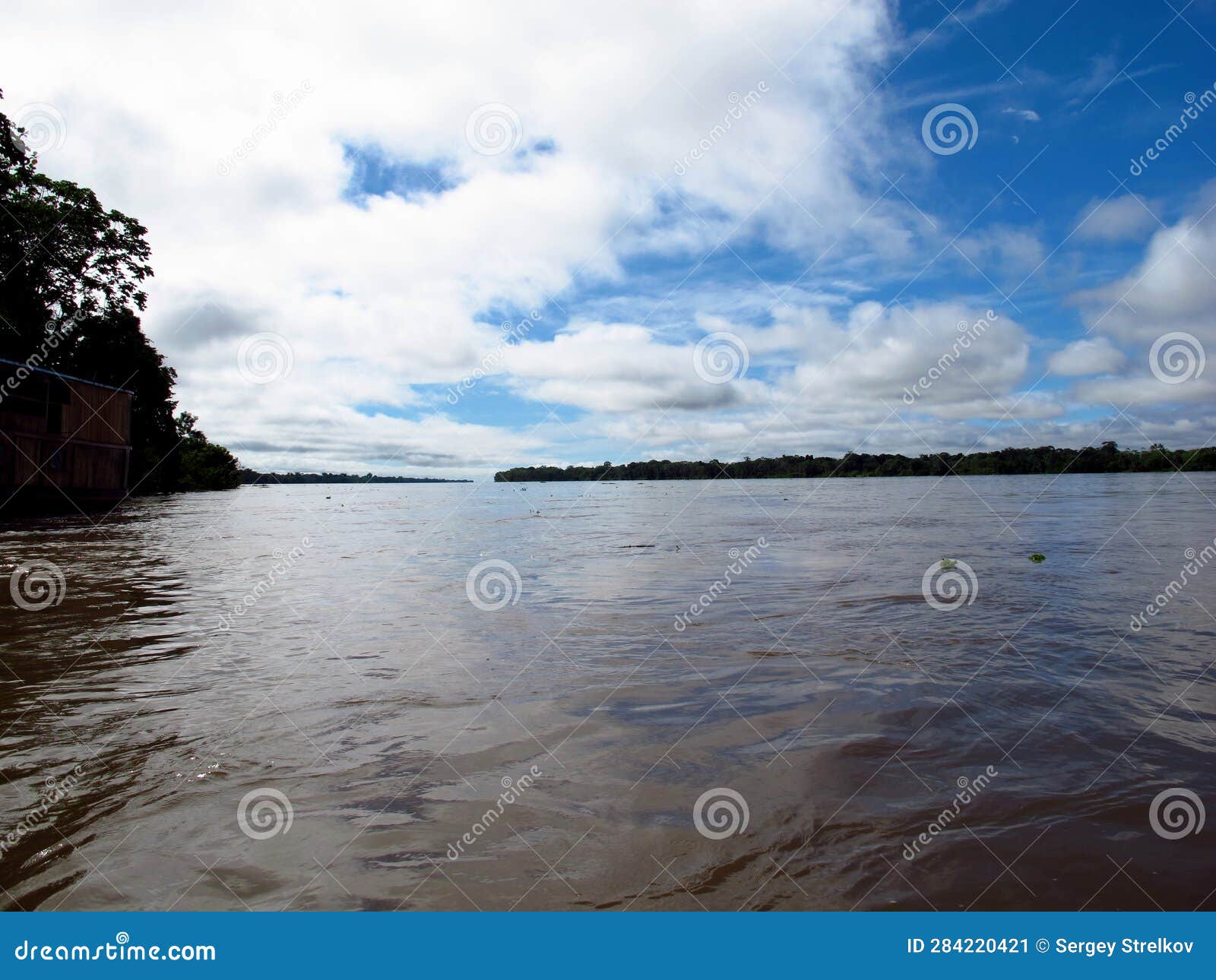 The Amazon River in Peru, South America Stock Image - Image of travel ...