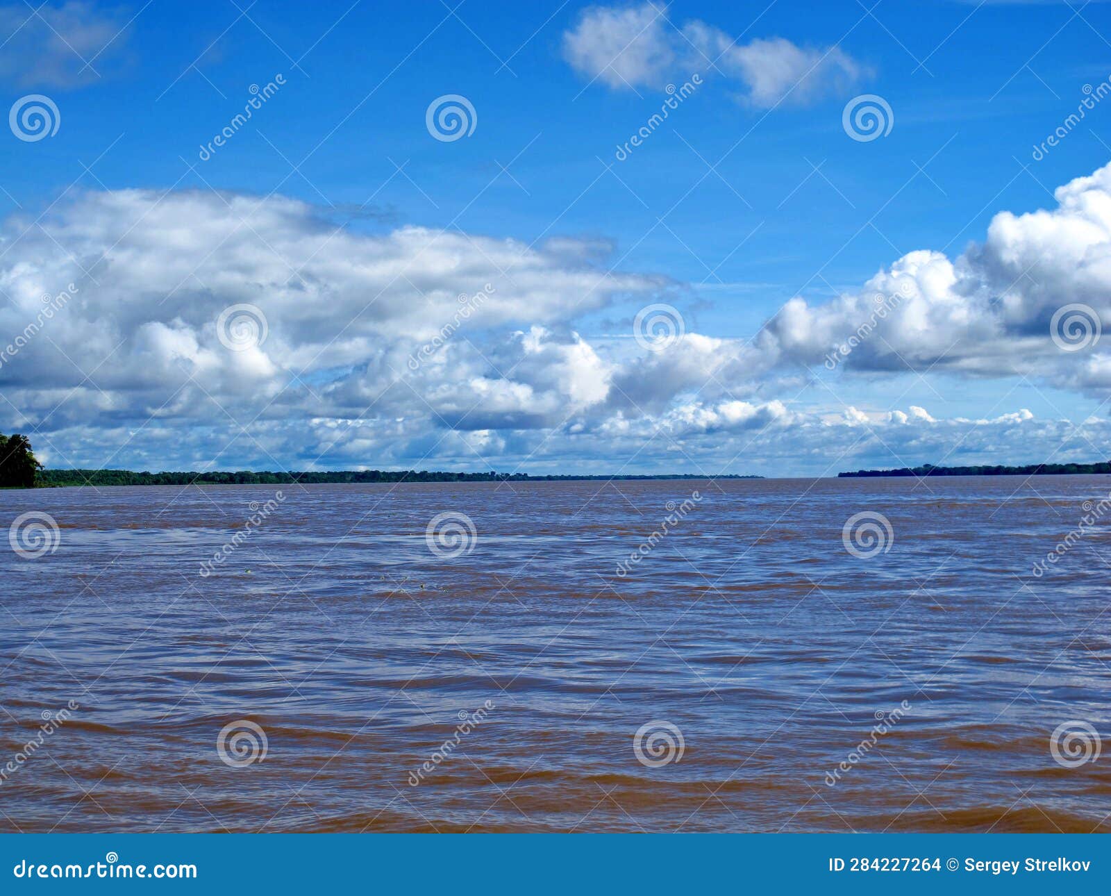 The Amazon River in Peru, South America Stock Photo - Image of exotic ...