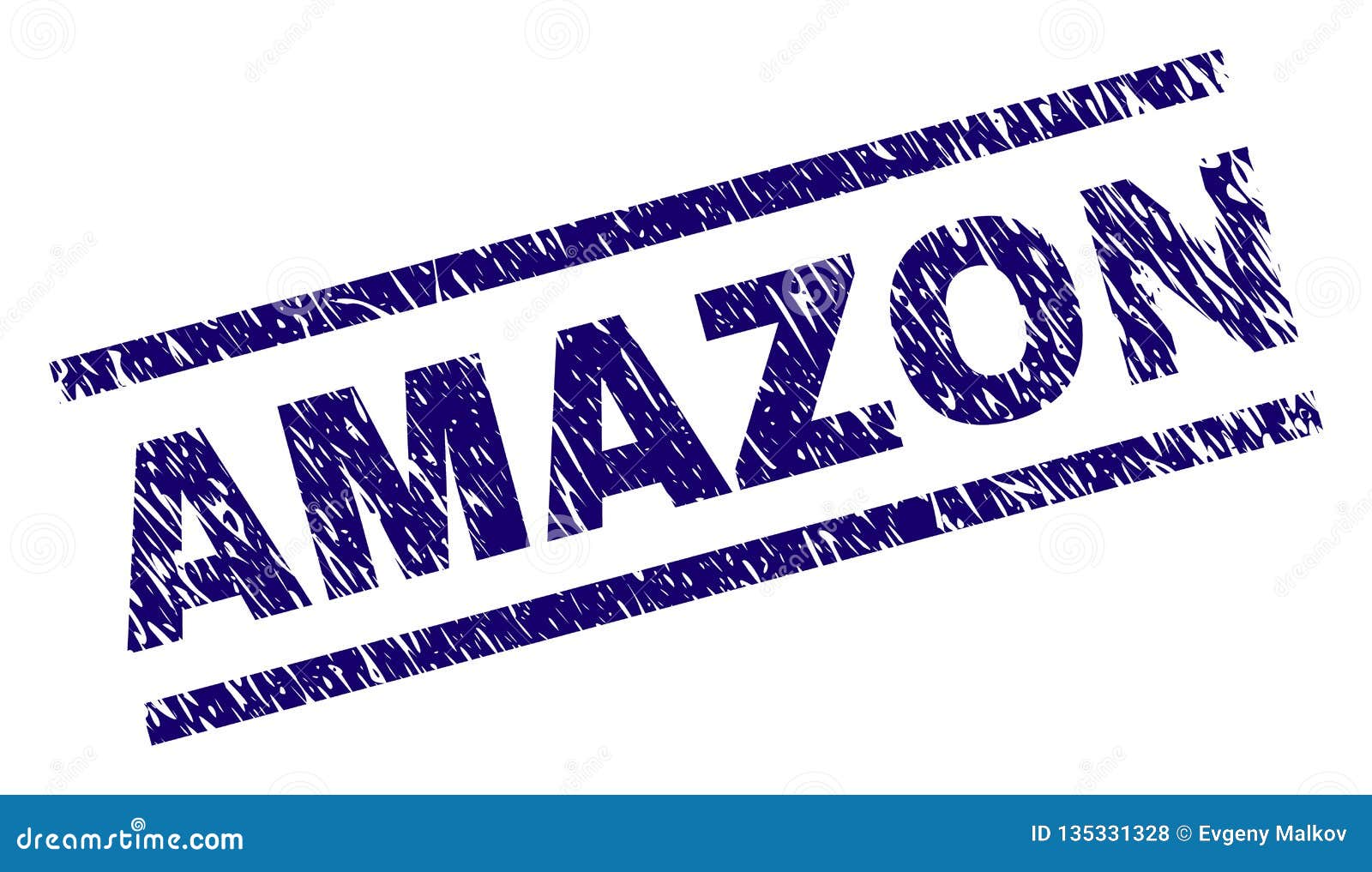 Scratched Textured AMAZON Stamp Seal Stock Vector - Illustration of ...