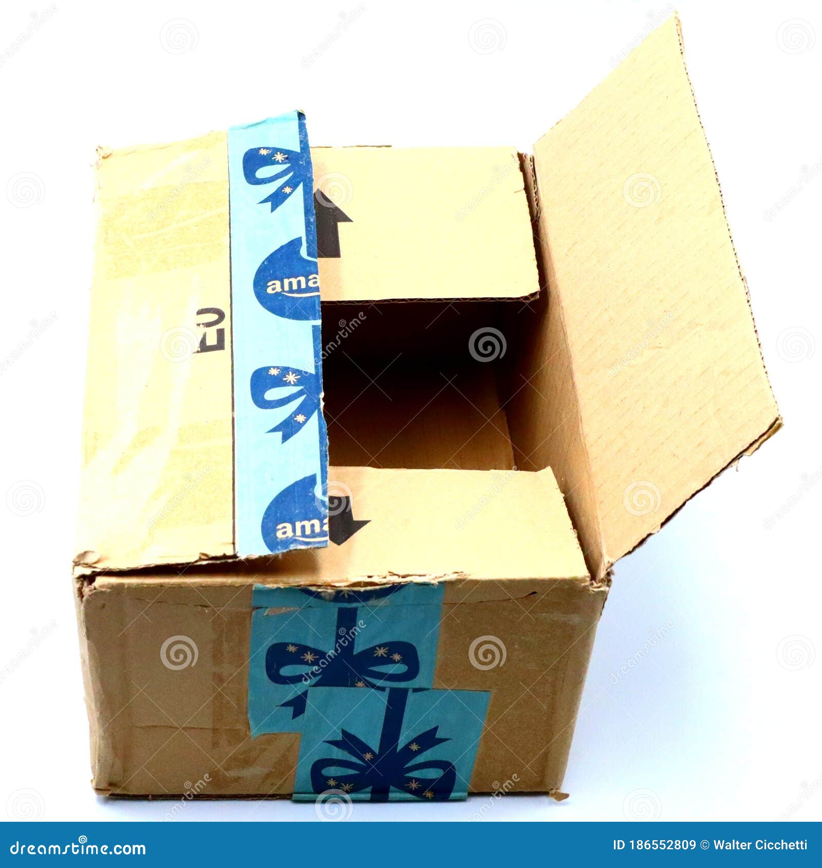 AMAZON Shipping Package Parcel Cardboard Box Editorial Stock Image ...