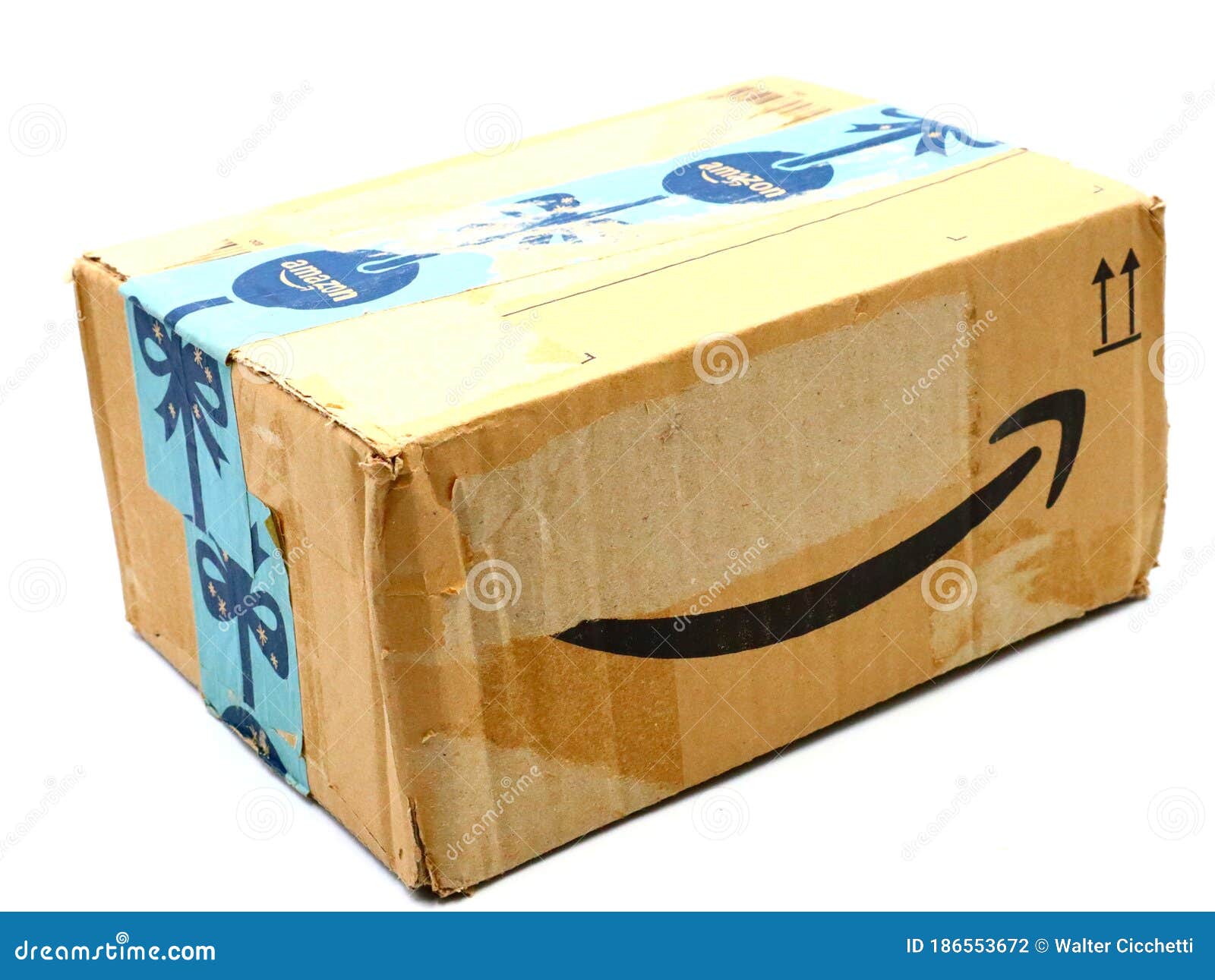 AMAZON Shipping Package Parcel Cardboard Box Editorial Photography ...