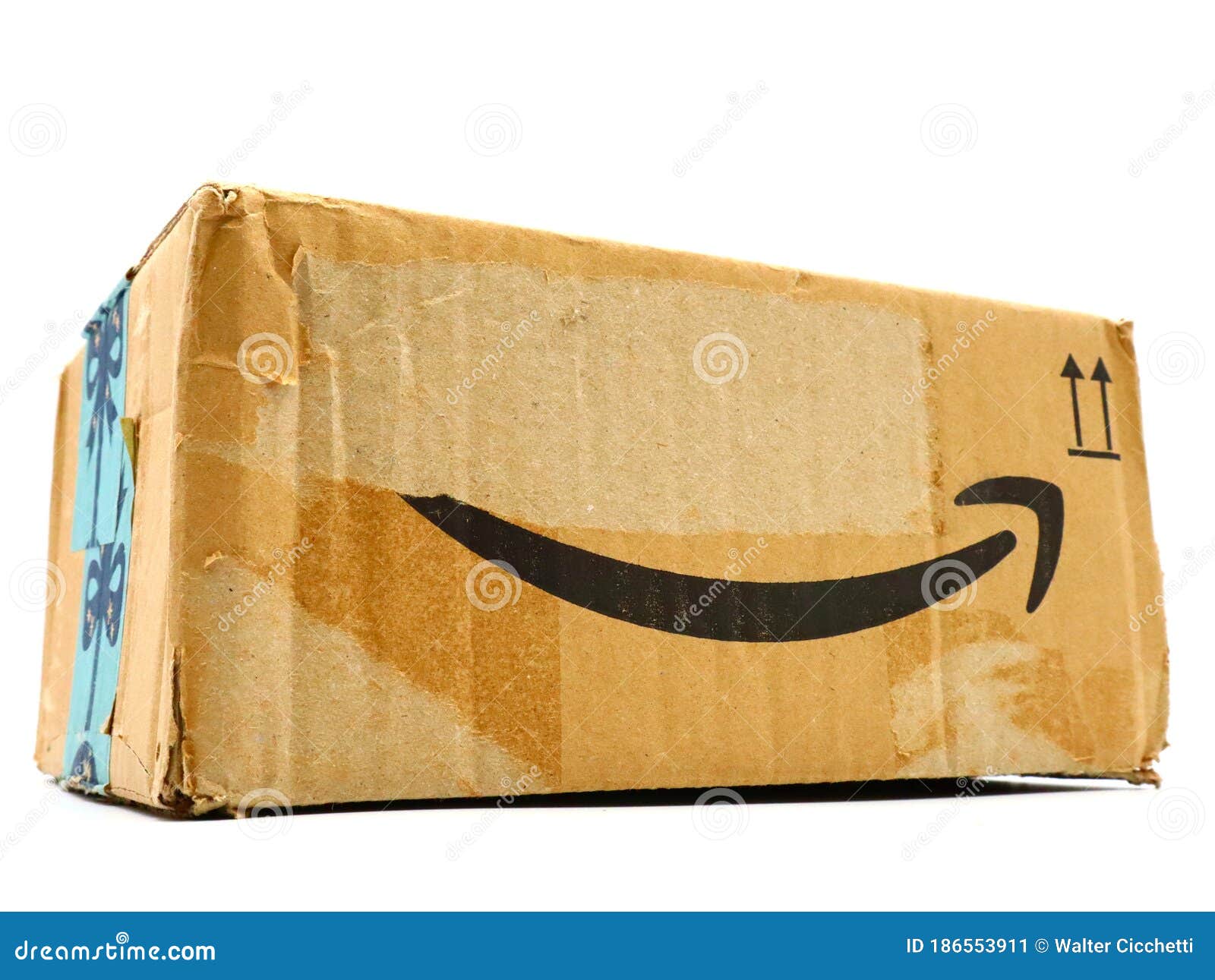 AMAZON Shipping Package Parcel Cardboard Box Editorial Photo - Image of ...