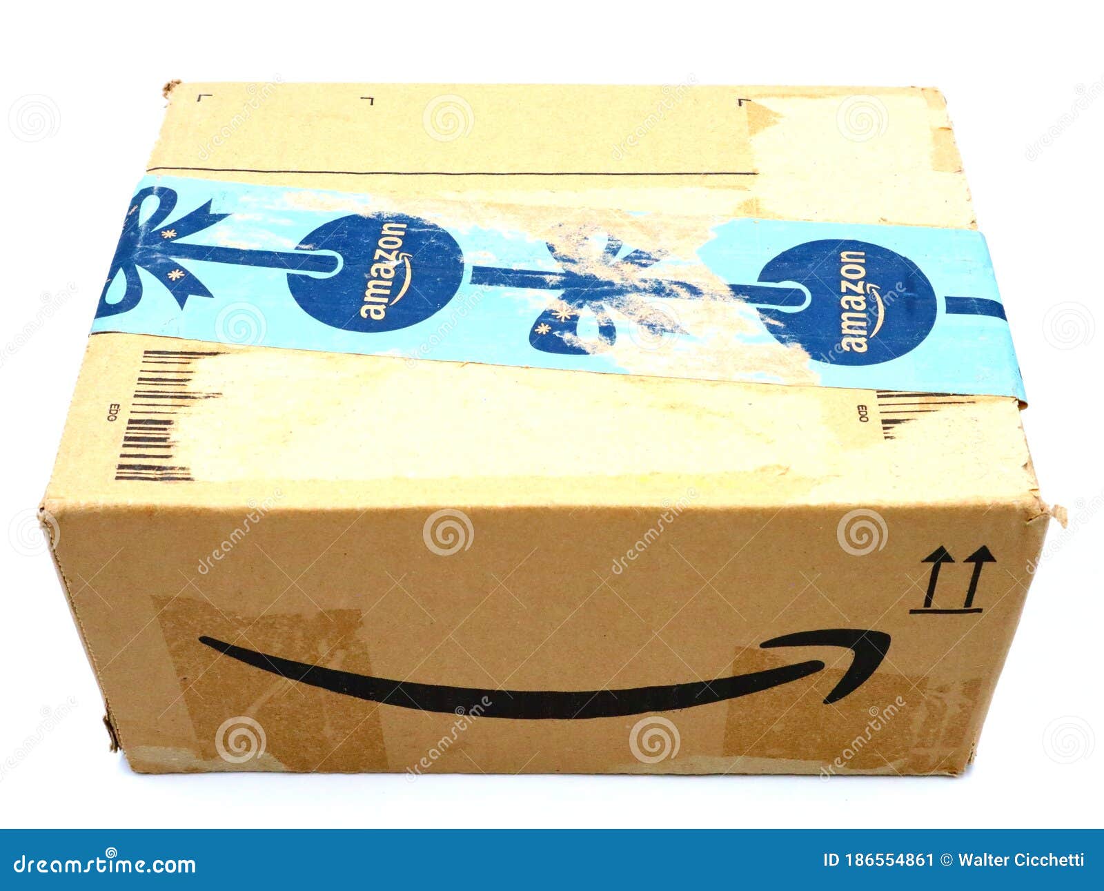 AMAZON Shipping Package Parcel Cardboard Box Editorial Photo - Image of ...