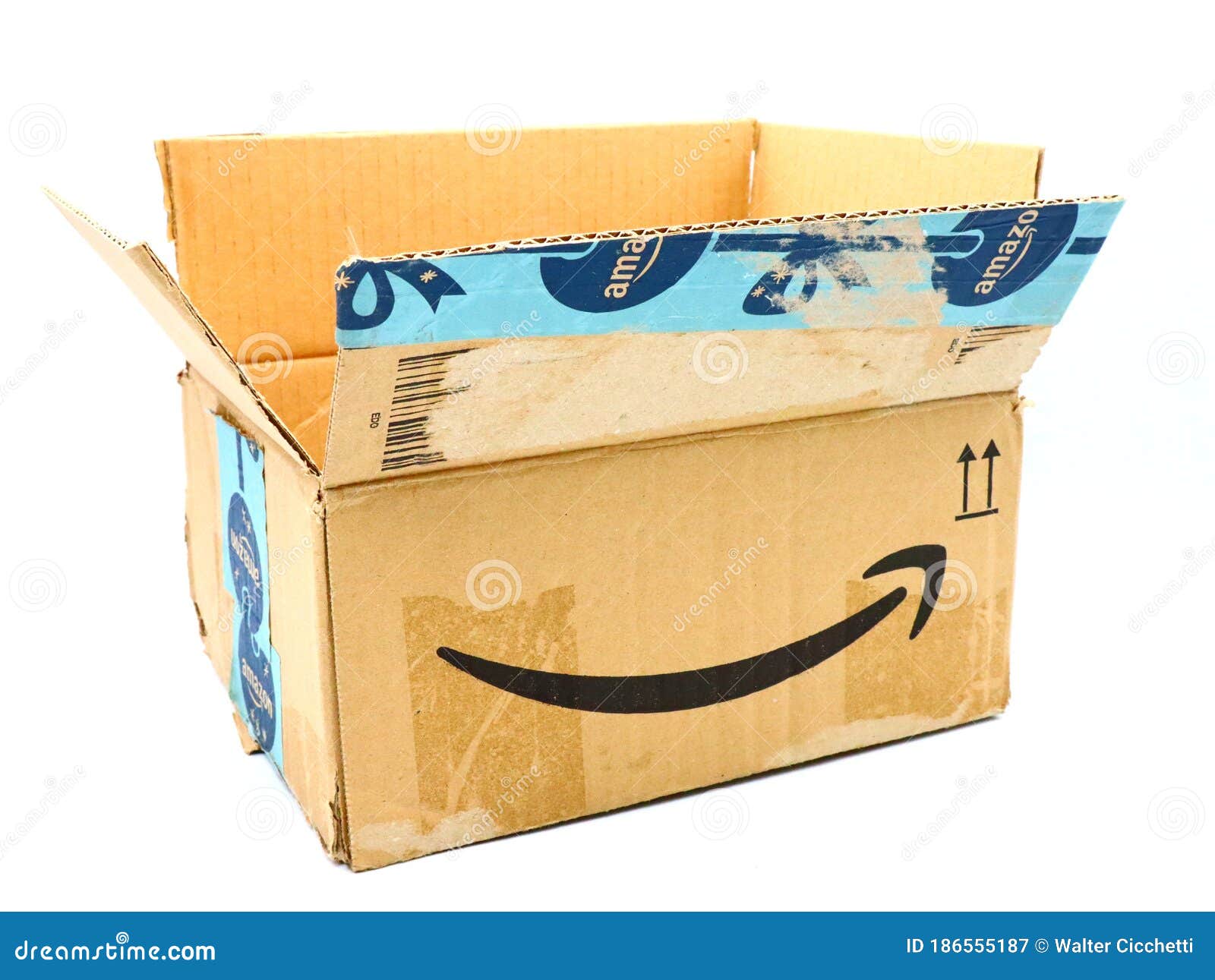 AMAZON Shipping Package Parcel Cardboard Box Editorial Photography ...