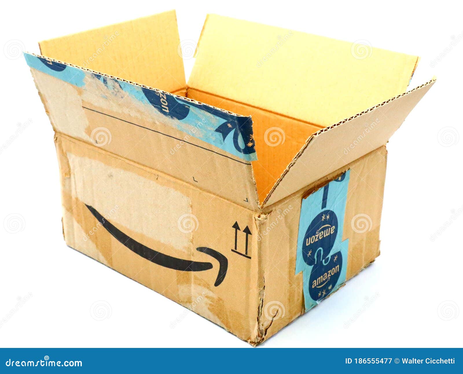 AMAZON Shipping Package Parcel Cardboard Box Editorial Photography ...