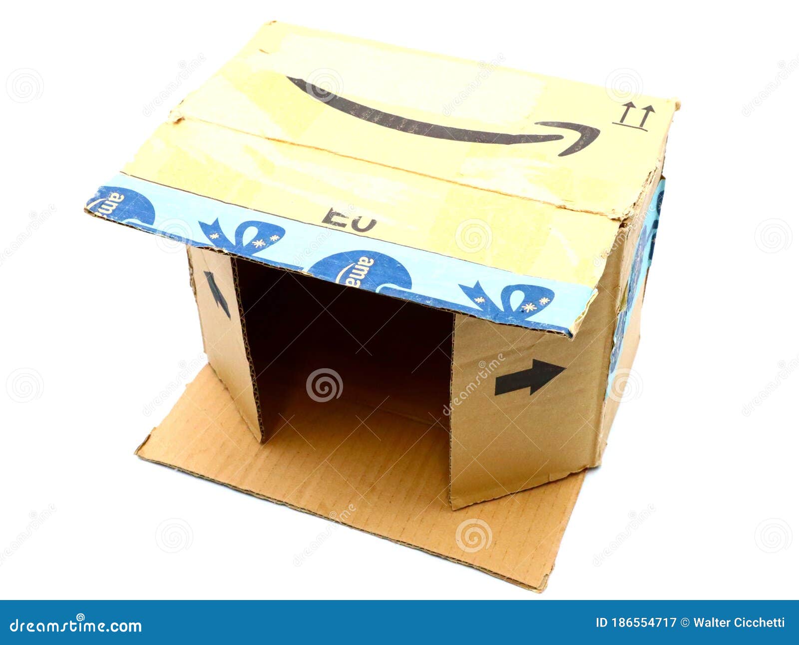 AMAZON Shipping Package Parcel Cardboard Box Editorial Photography ...