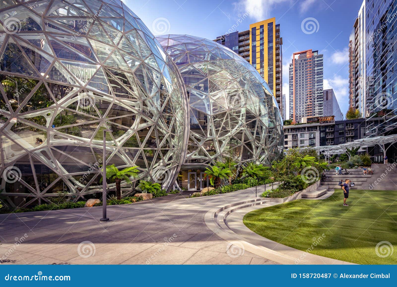 Seattle, Washington, USA - Amazon Spheres Building Editorial ... Seattle, Washington, USA - Amazon Spheres Building Editorial ...