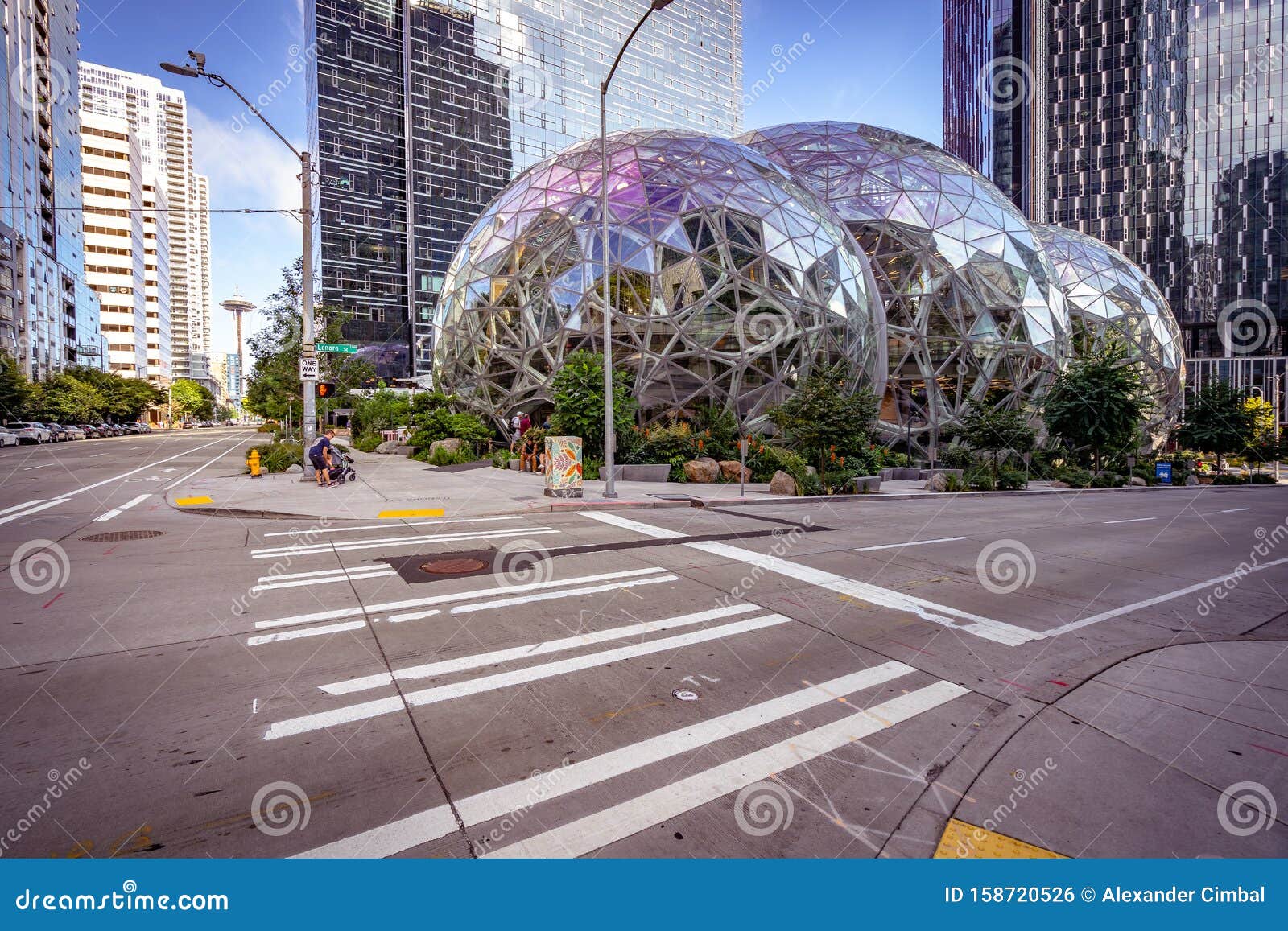 Seattle, Washington, USA - Amazon Spheres Building Editorial Photo ...