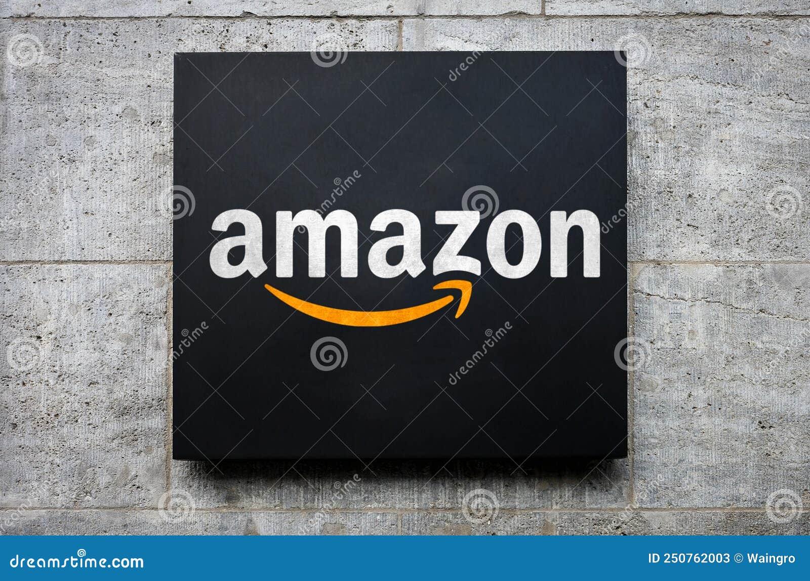 Amazon Store Logo On Smartphone Display On Color Bright Background. Editorial Image ...