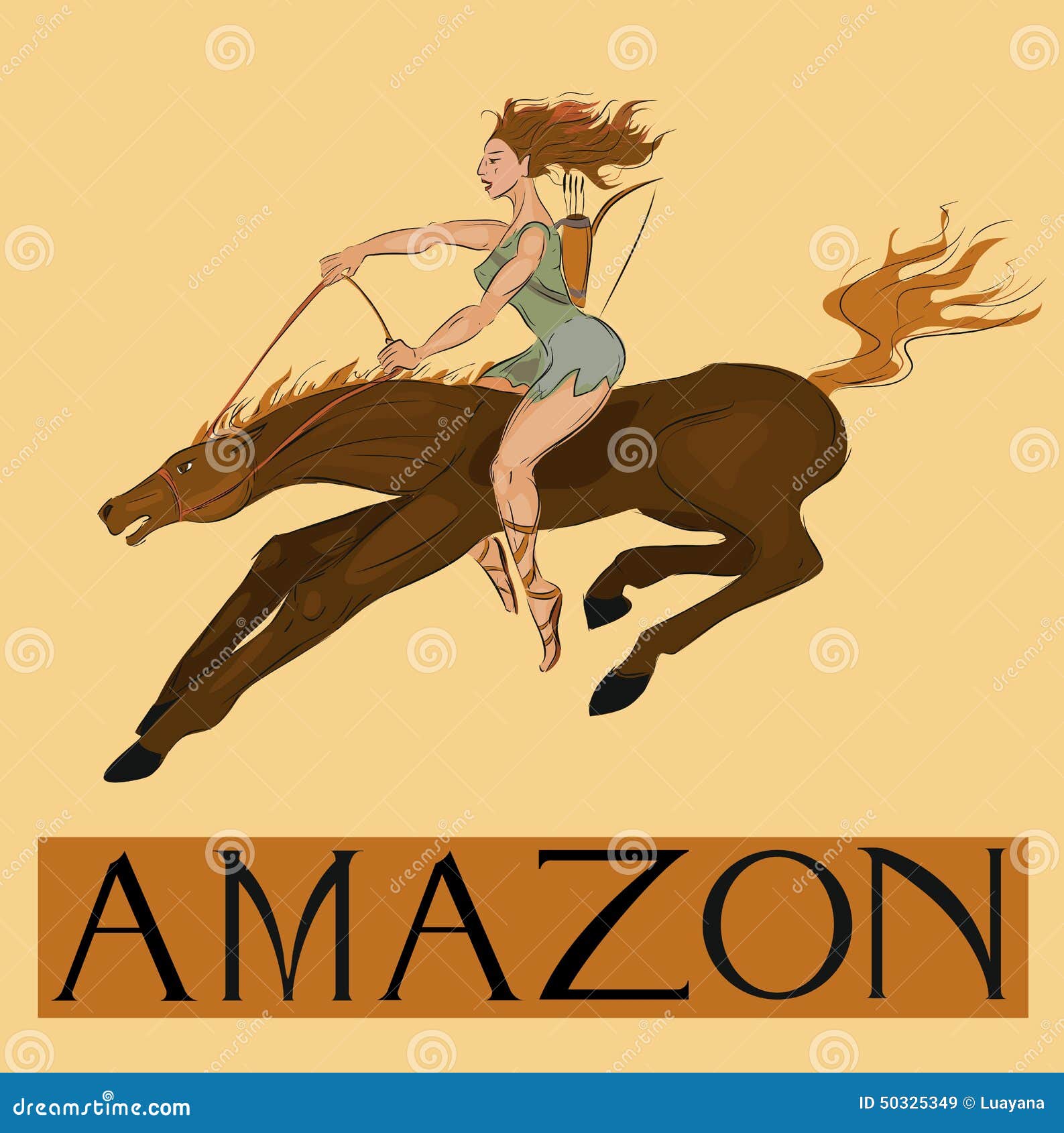 Amazon Warriors Invading An Unknown Planet With Spaceship, Battle ...