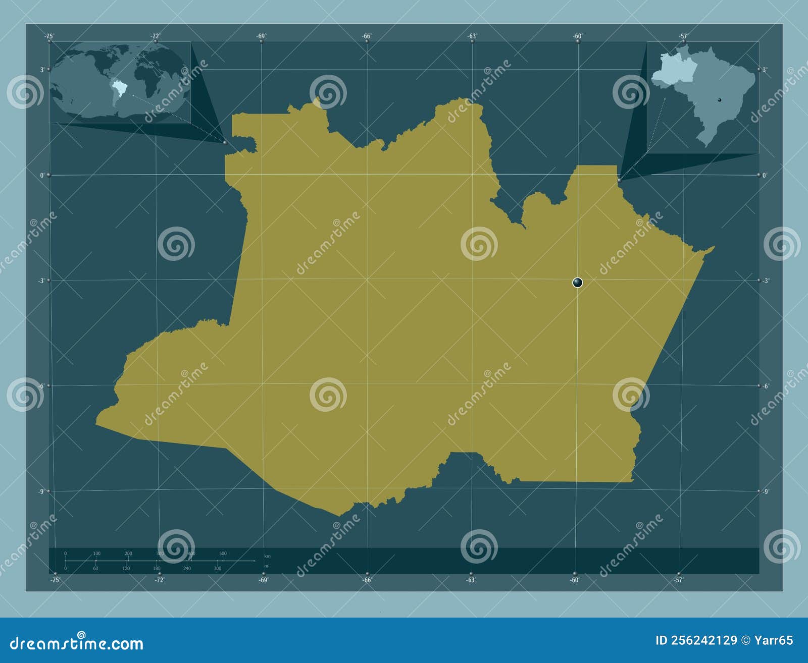 Amazonas, Brazil. Solid. Capital Stock Illustration - Illustration of ...