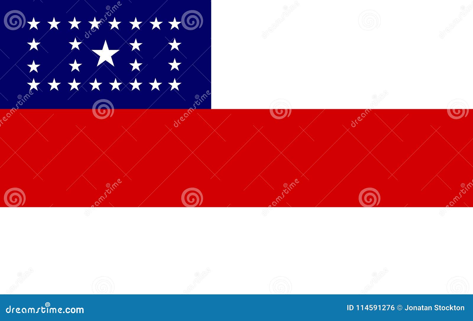 Amazonas, El Brasil, Bandera Stock de ilustración - Ilustración de ...