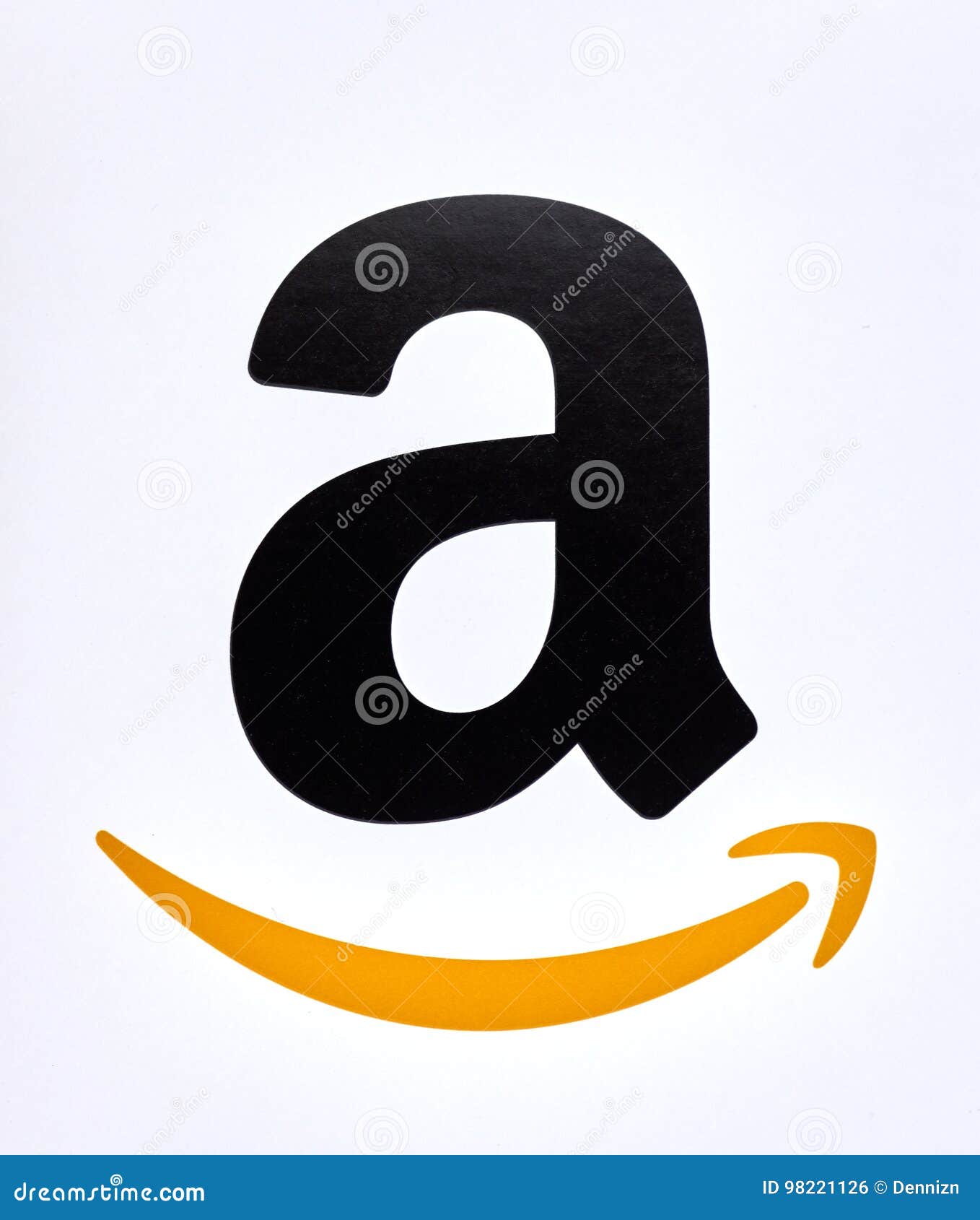 Amazonas-Logo Auf Einem Weißen Hintergrund Redaktionelles Foto - Bild ...