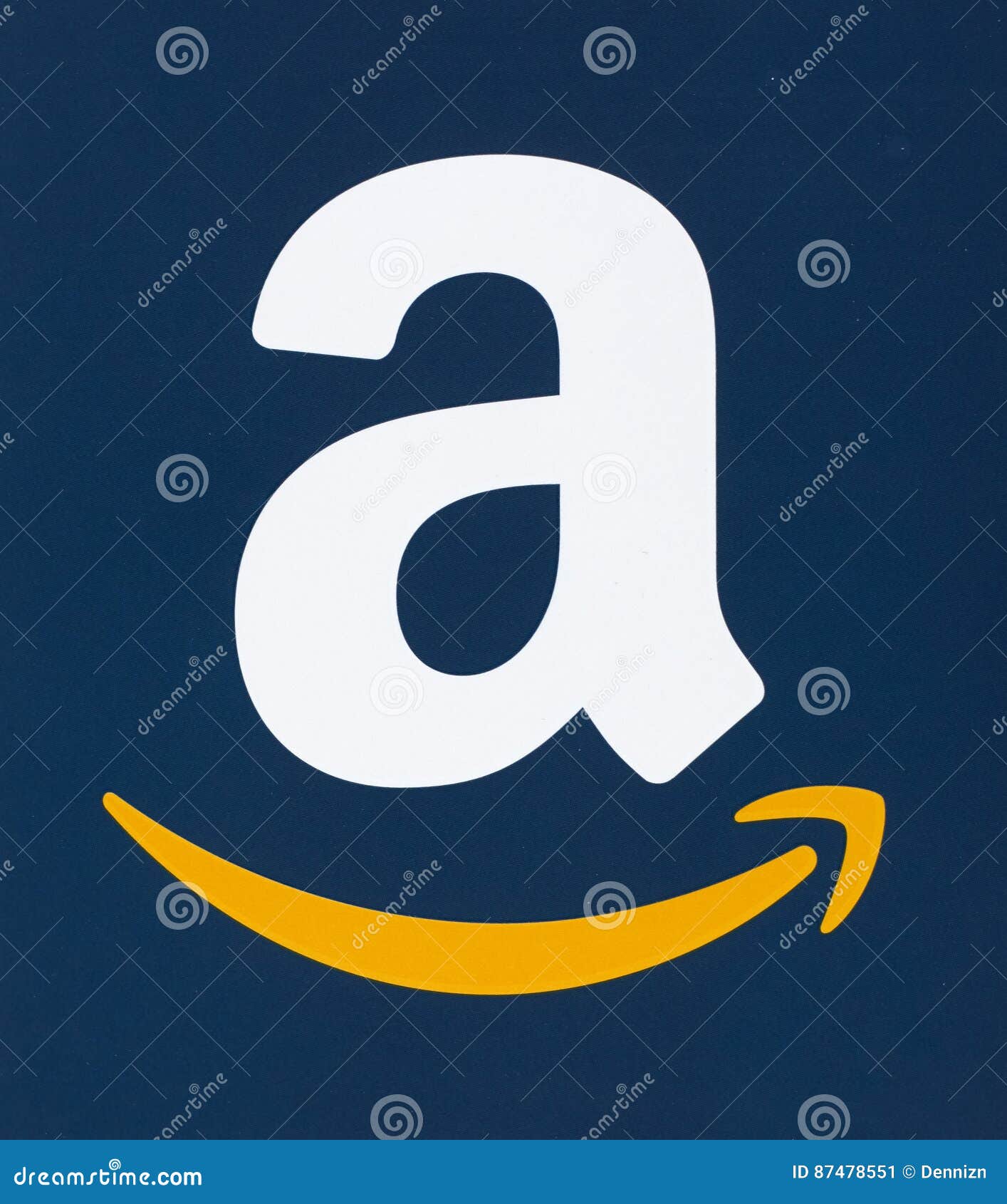 Amazonas-Logo Gedruckt Auf Papier Redaktionelles Foto - Bild von firma ...
