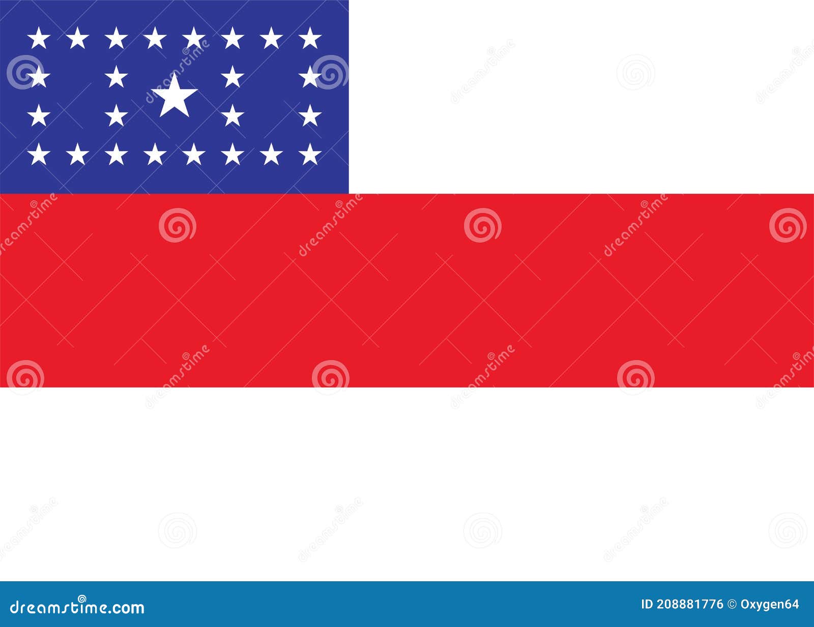Amazonas officially flag stock vector. Illustration of isolated - 208881776