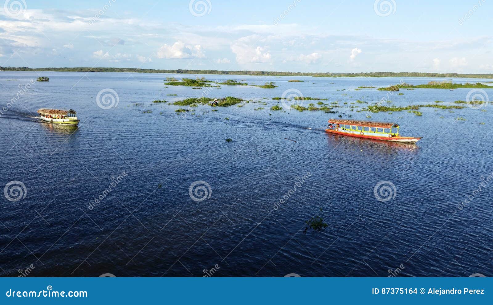 Amazonas River from Iquitos City Editorial Stock Image - Image of river ...