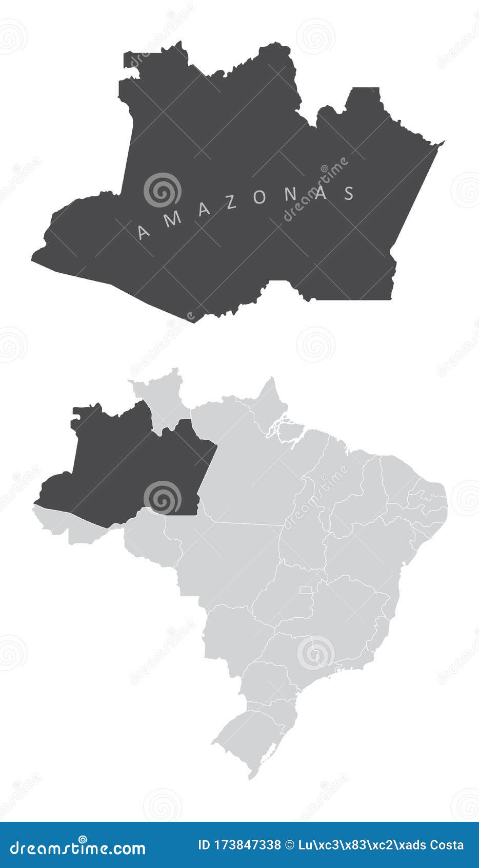 Amazonas State Brazil stock illustration. Illustration of ...